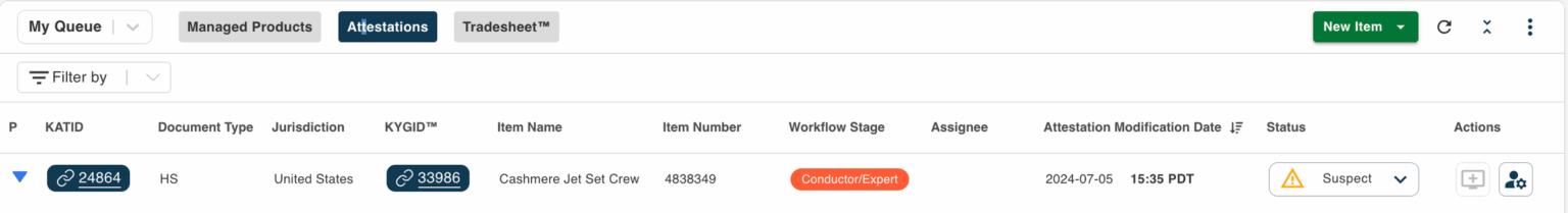 HS Code AI Software | KYG Trade — Know Your Goods™